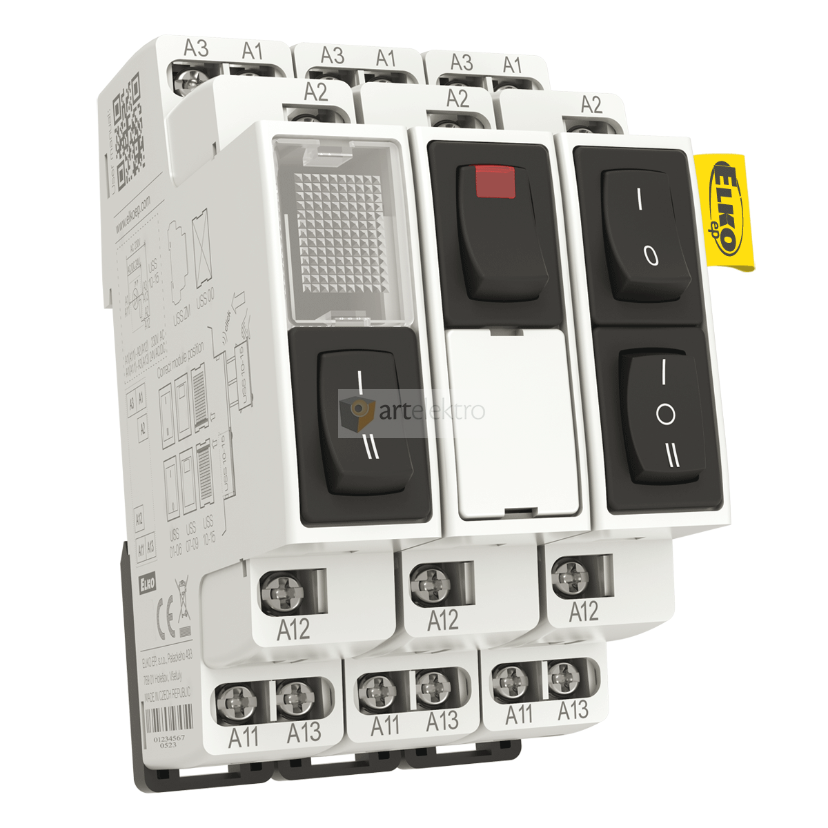 Spínač prosvětlený USS-08 zelená | b2b.artelektro.cz